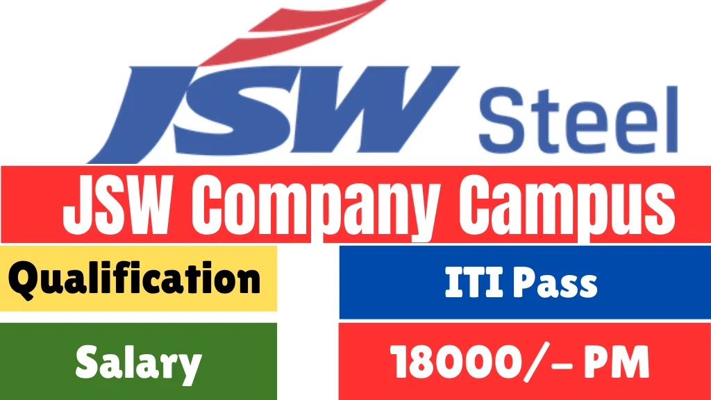 JSW Steel Recruitment 2024: इस कंपनी मे आई आईटीआई वालों के लिए भर्ती ...